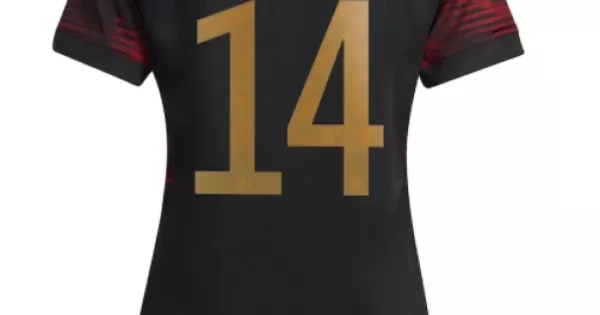 Tyskland Jamal Musiala 14 Bortedrakt Dame VM 2022